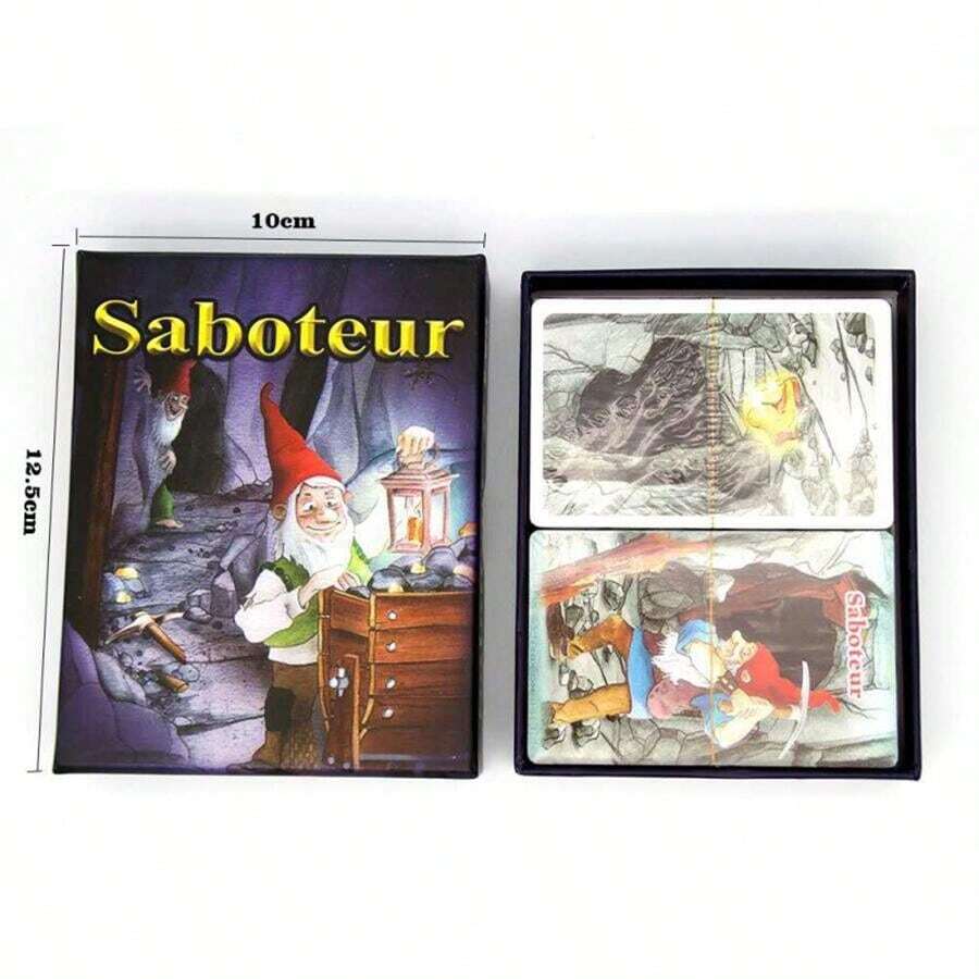 English Version Saboteur Board Games Dwarf Miner Gold Digger Tabletop ...
