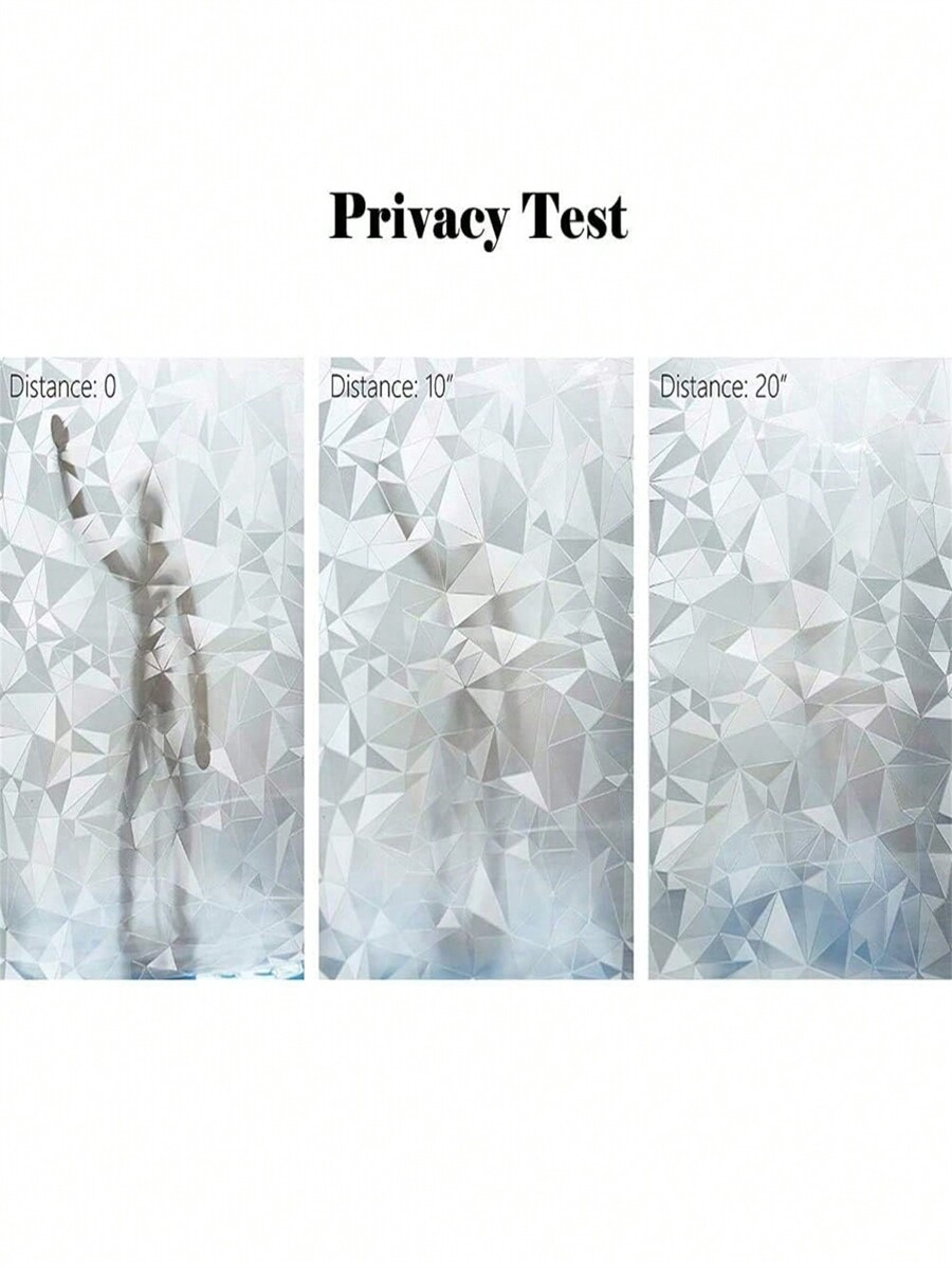 1 Roll Rubble Pattern Frosted Glass Window Film, Decorative Window ...