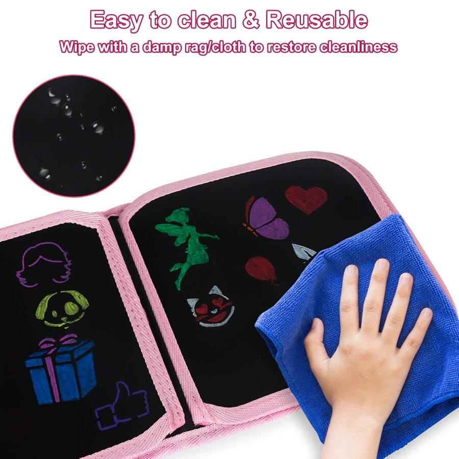 Erasable Book Doodle Set Magic Painting Book, Reusable Painting Book ...
