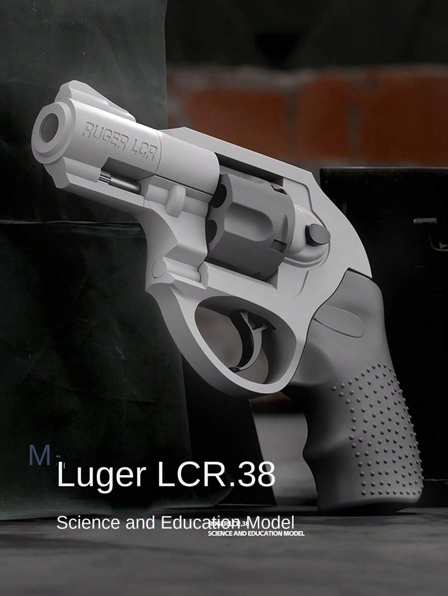 Ruger Lcr-38 Mechanical Semi-Automatic Soft Bullet Revolver Toy Gun ...