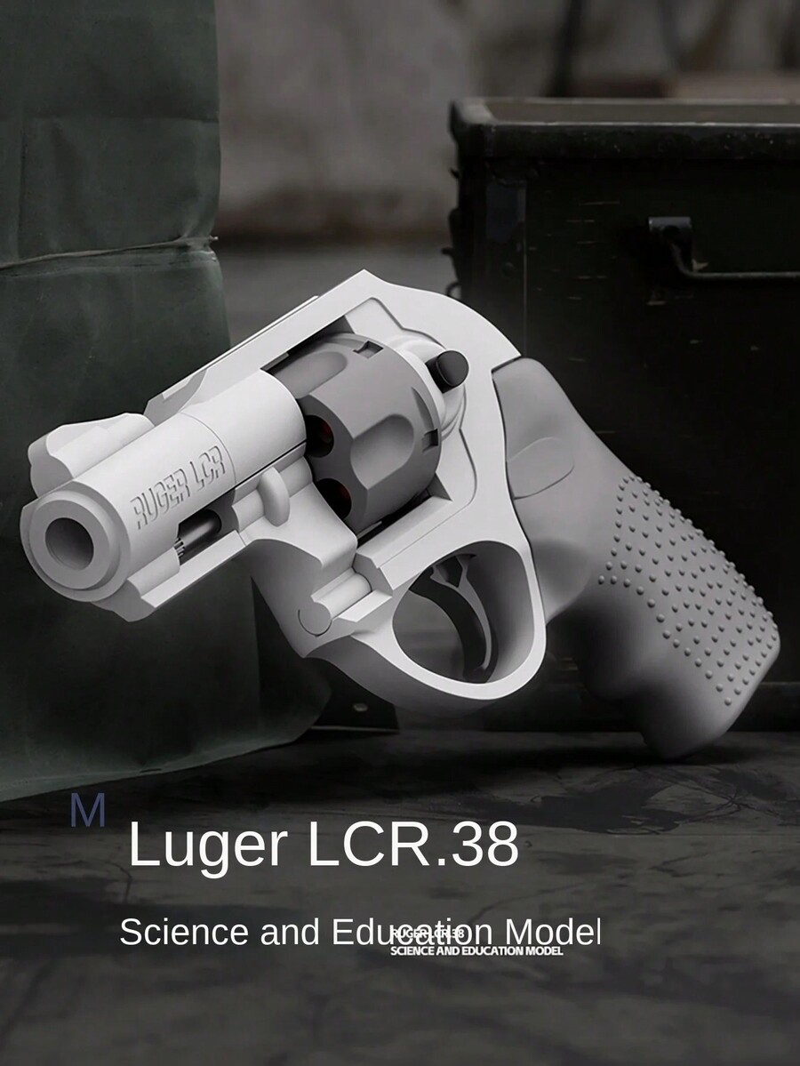 Ruger Mechanical Semi-Automatic Soft Bullet Revolver Toy Gun With Auto ...