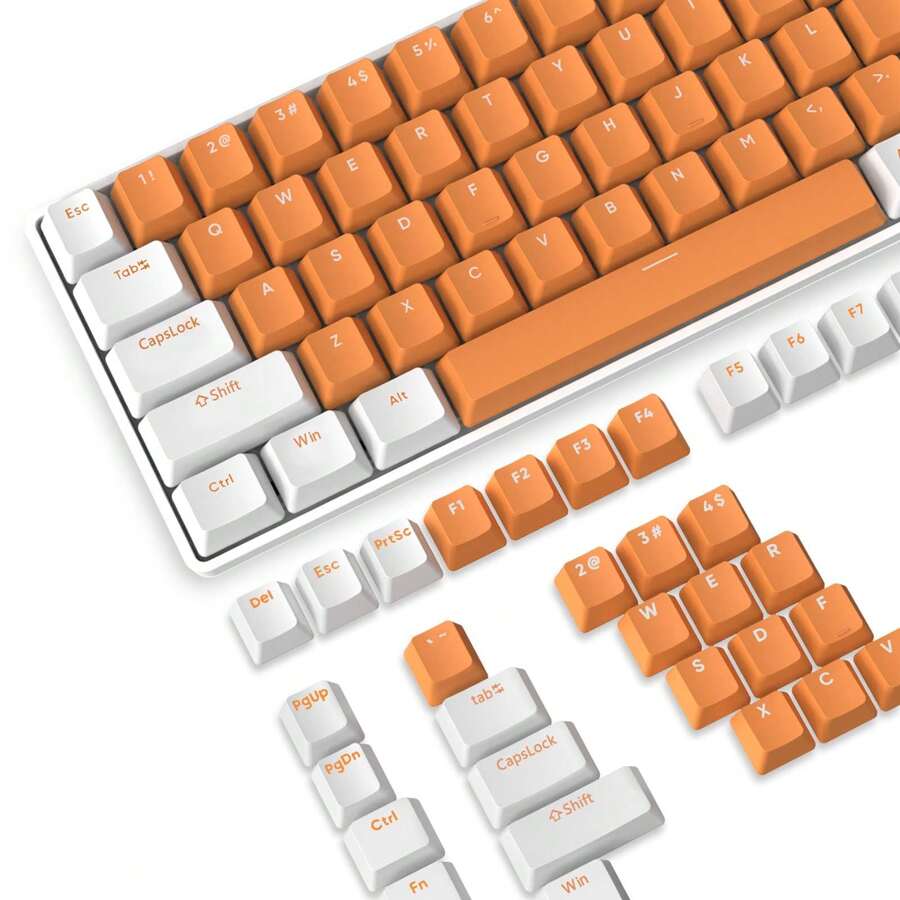 104 Key Custom PBT Keycap Set Double Shot OEM Profile For 61/68/87/98 ...