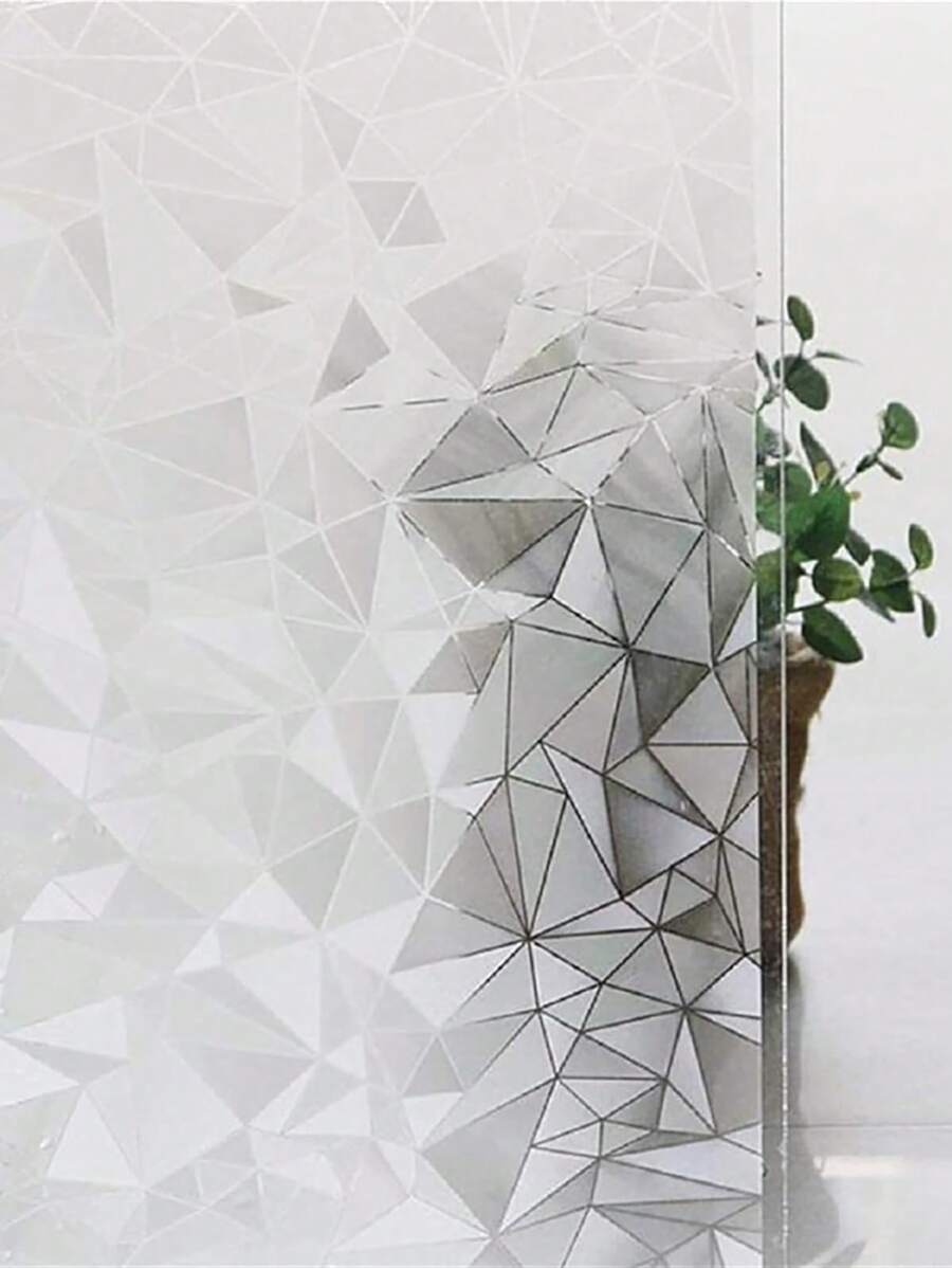 1 Roll Rubble Pattern Frosted Glass Window Film, Decorative Window ...