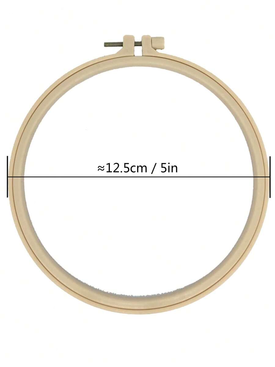 Diy Cross Stitch Assist Tool Poking Embroidery Hoop, Diameter 12.5cm ...