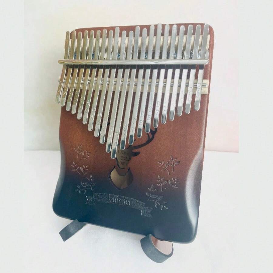 21 Keys Kalimba Thumb Piano With Instructional Book, Tuning Hammer ...