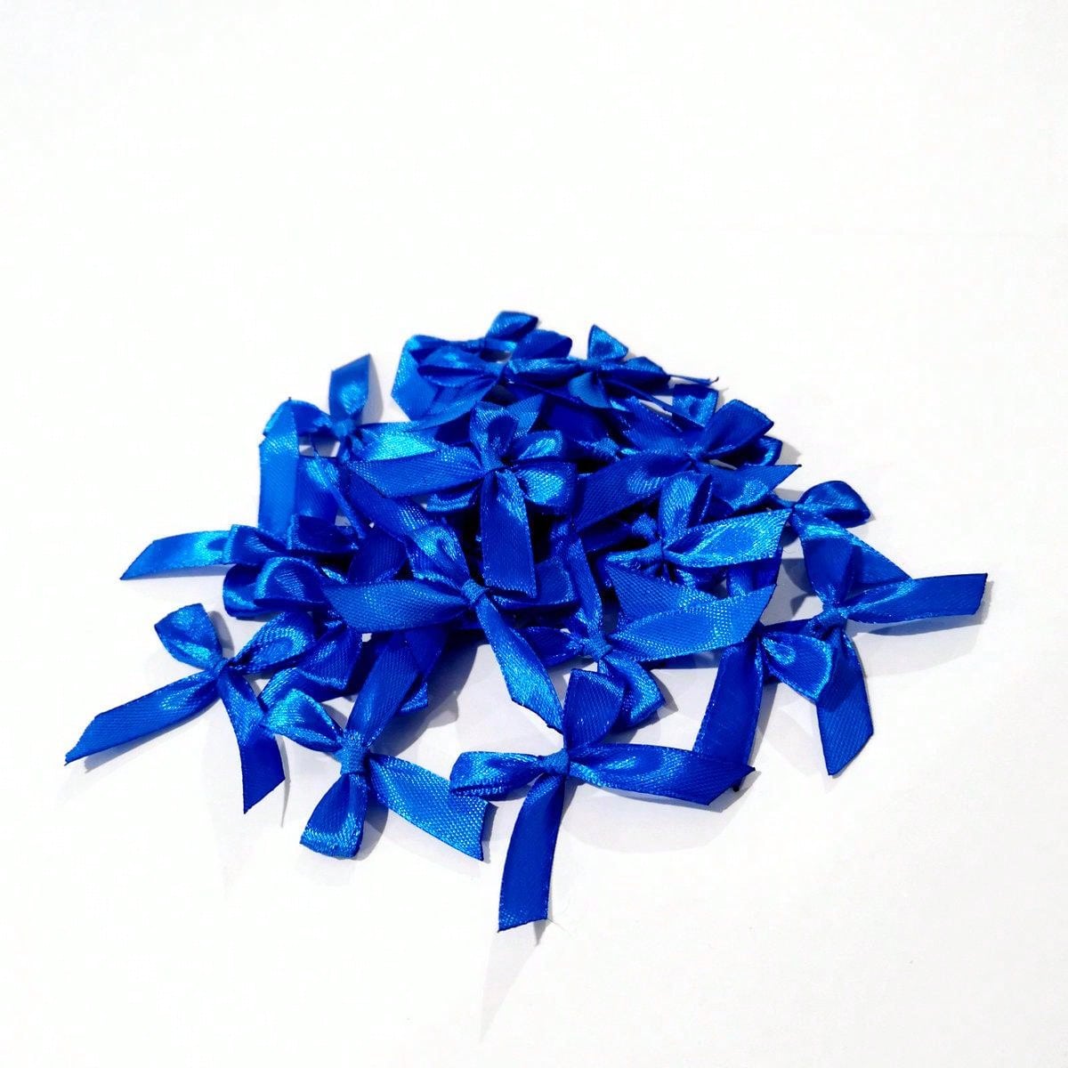 30pcs Mini Satin Bows In White/Red/Black/Purple/Pink/Royal-Blue Color ...