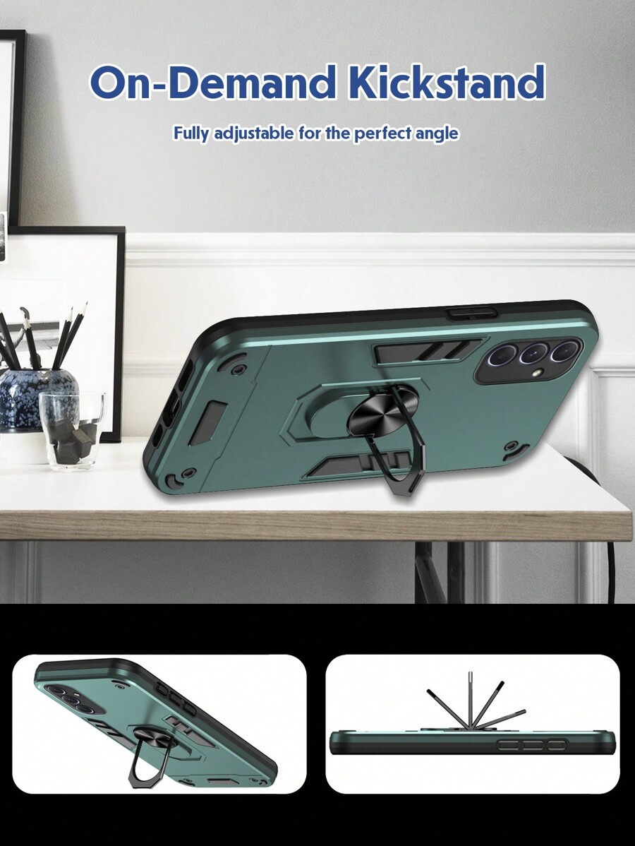 Men Warrior 360 Degree Rotatable Bracket Drop-Proof Phone Case ...