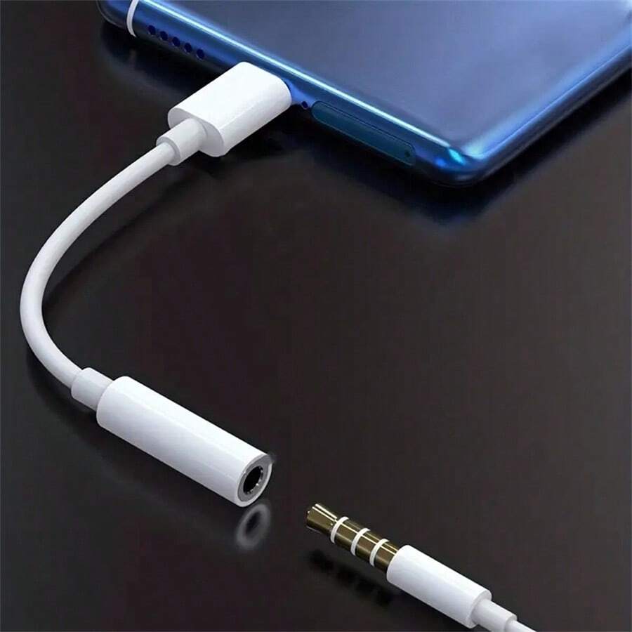 Usb Type C To 3.5mm Aux Adapter Type-C 3.5 Jack Audio Cable Headphone ...