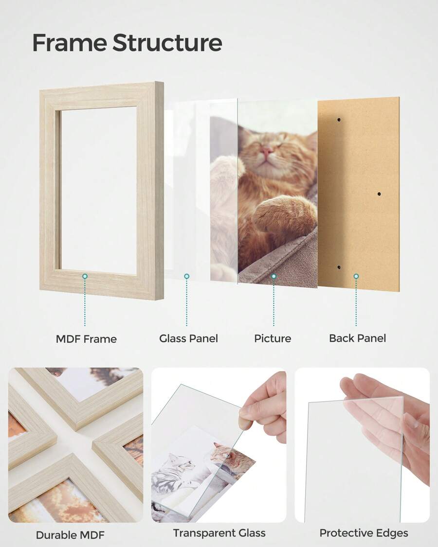 SONGMICS 12-Pack 4X6 Collage Picture Frames, Picture Frames Collage For ...