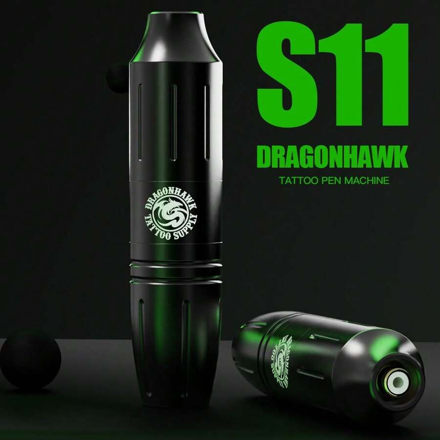 Dragonhawk S11 Tattoo Gun Machine B2 Wireless Tattoo Battery Kit ...