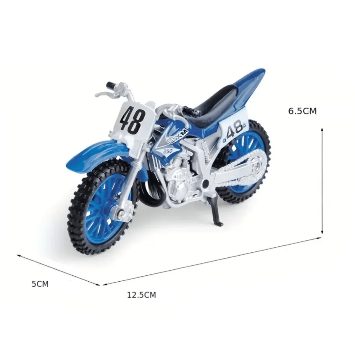 Super Realistic Scale Model Alloy Friction Motorcycle Motocross ...