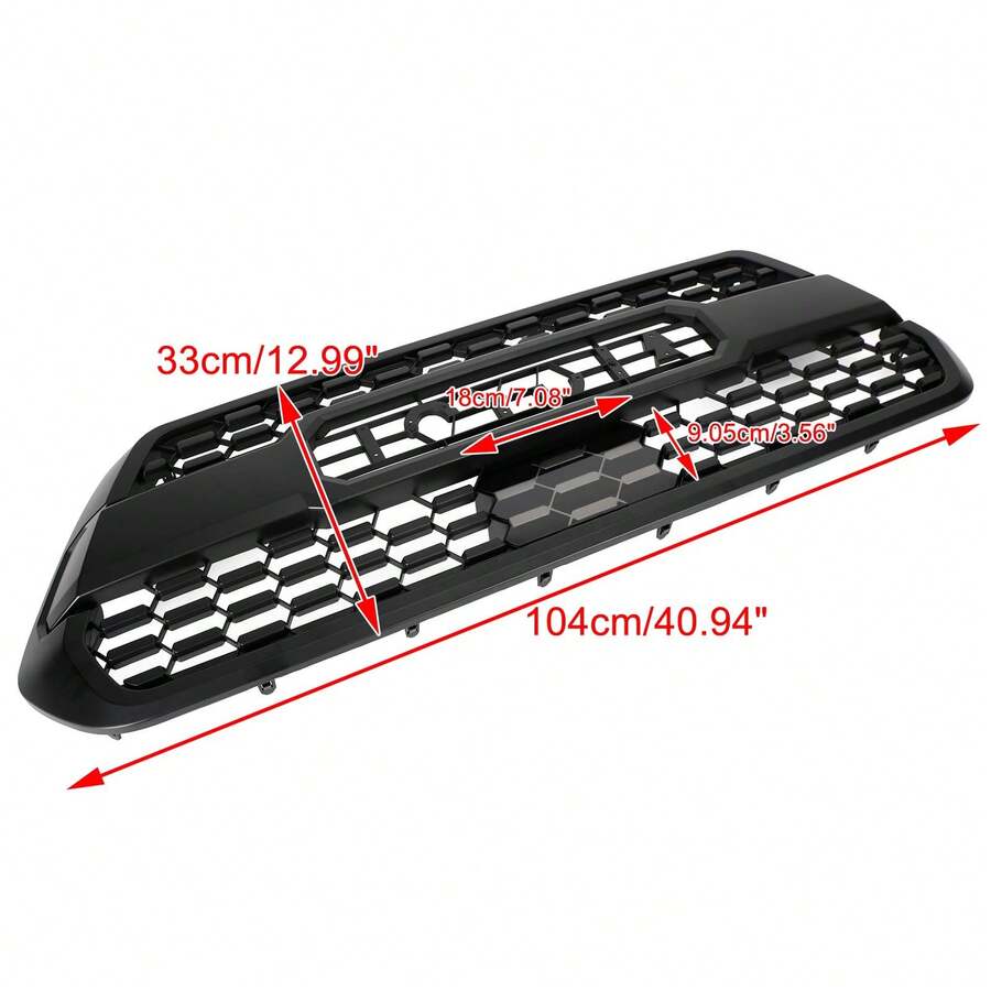 Front Bumper Hood Grille With Sensor Cover Fit For Toyota Tacoma TRD ...