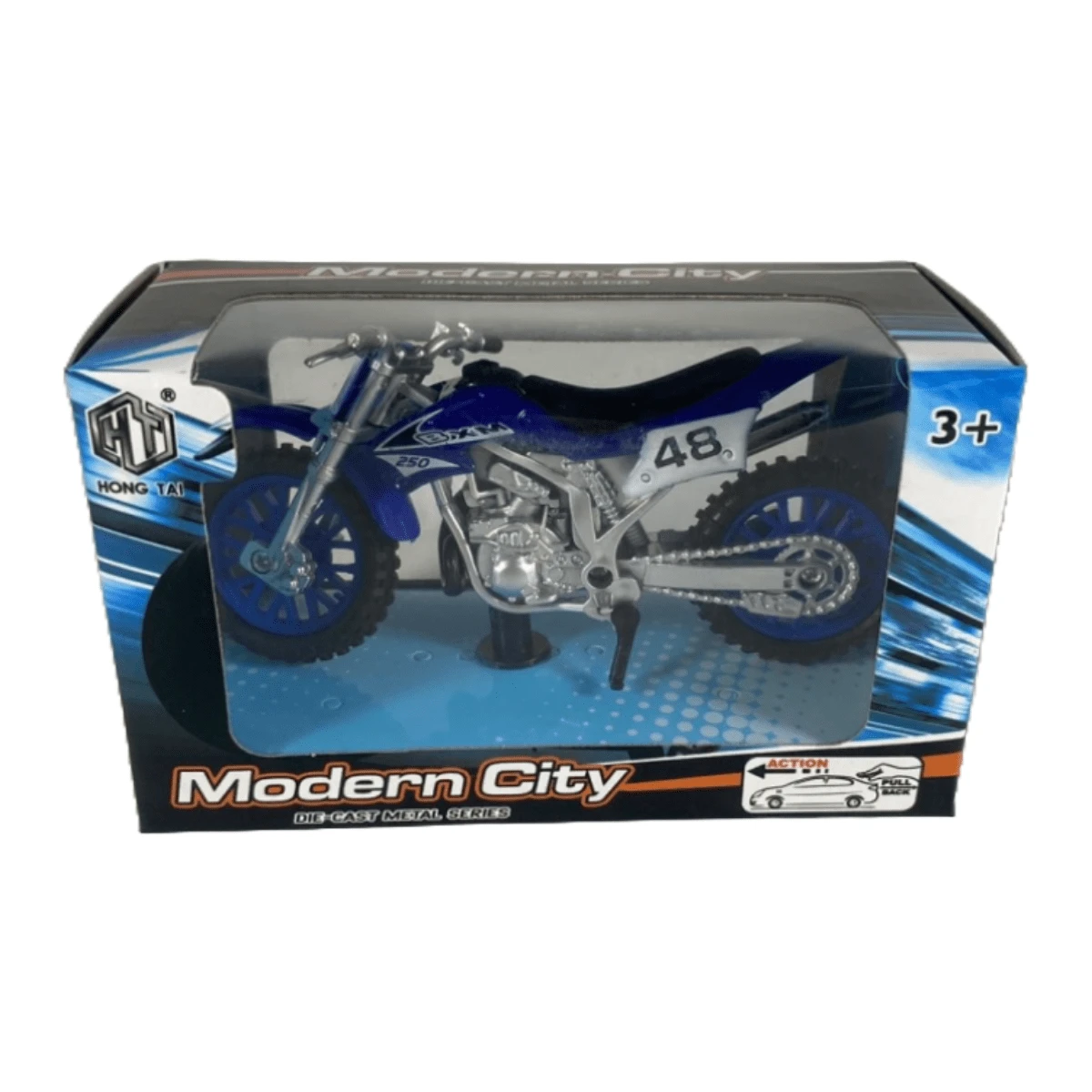 Super Realistic Scale Model Alloy Friction Motorcycle Motocross ...