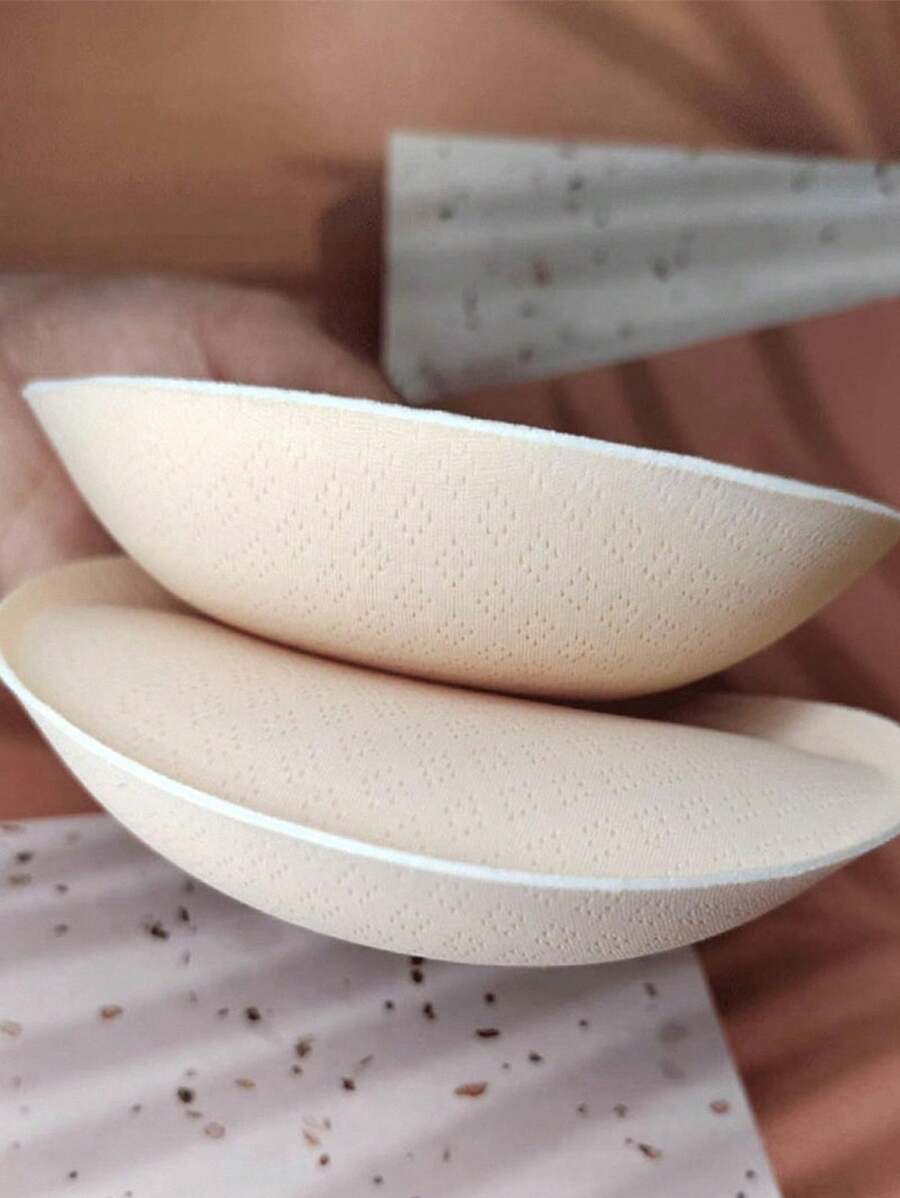 2pairs/Set (Apricot+Black) Bra Insert Pads For Sports Bras, Swimsuits ...