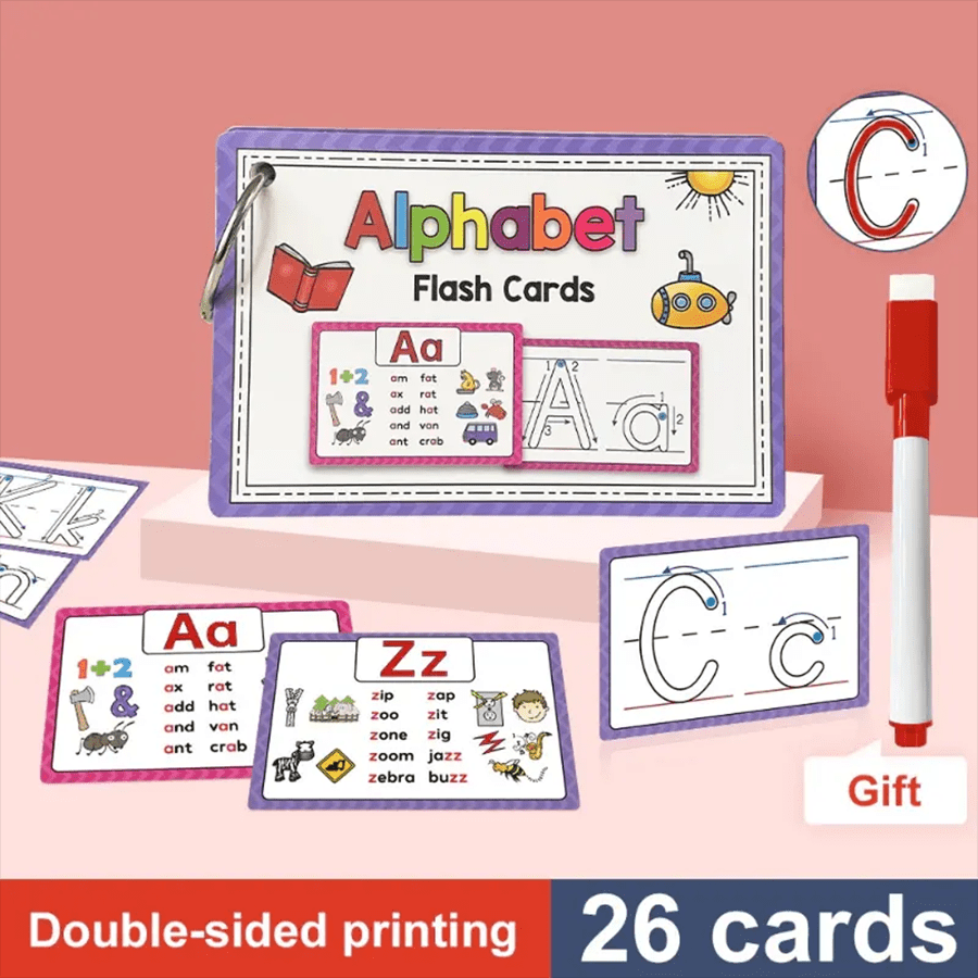 1pc 26 Alphabet Spelling Practice Book With Controlled Pen, Cvc Word ...