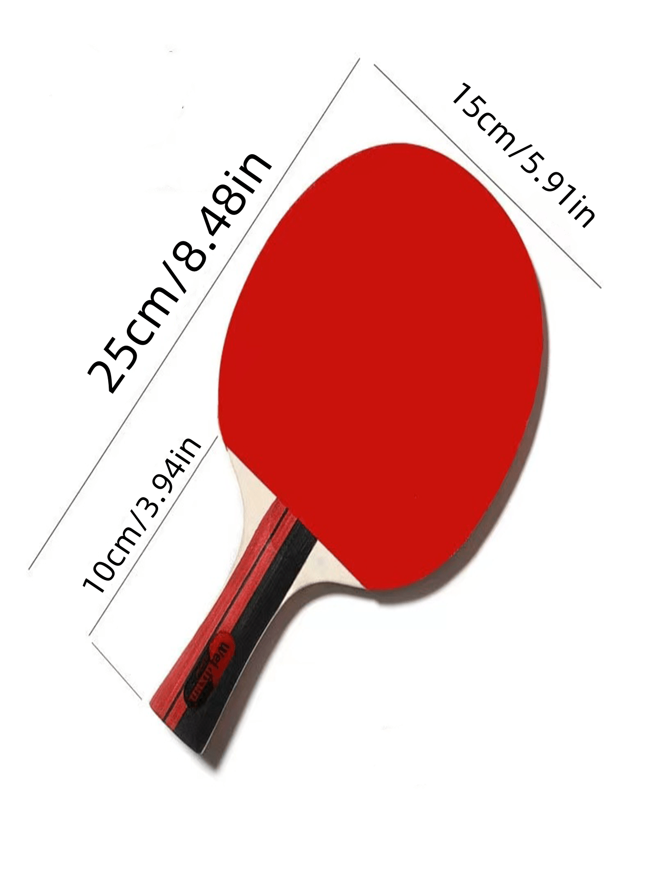 Authentic Table Tennis Racket Set, Professional Level High Elasticity ...