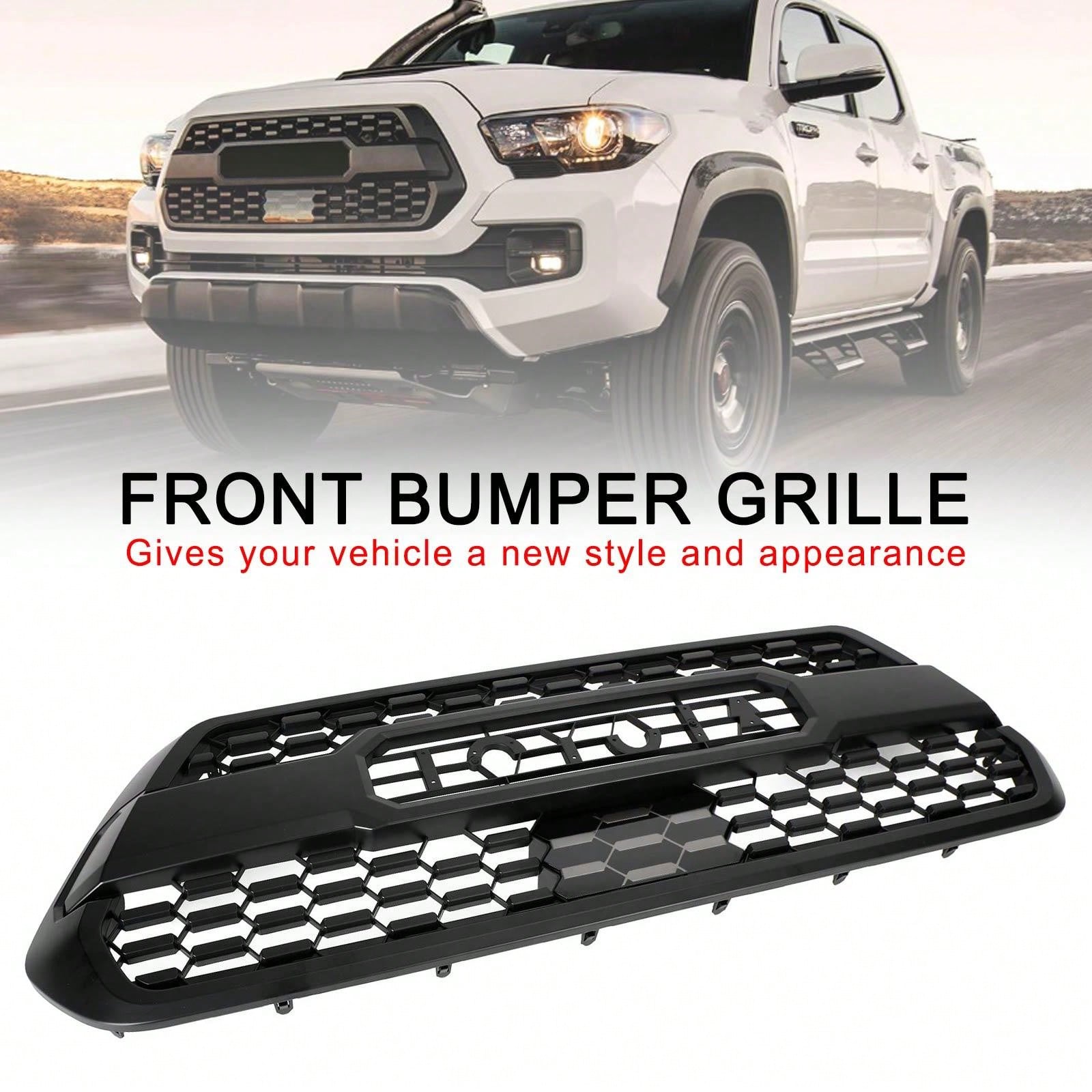 Front Bumper Hood Grille With Sensor Cover Fit For Toyota Tacoma TRD ...