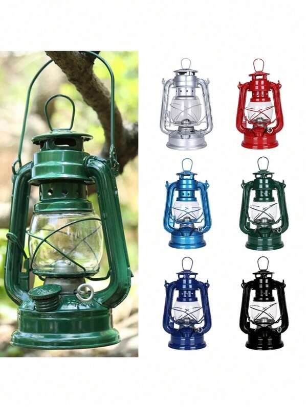 Retro Camping Lantern Portable Kerosene Lamp Vintage Petroleum Storm ...