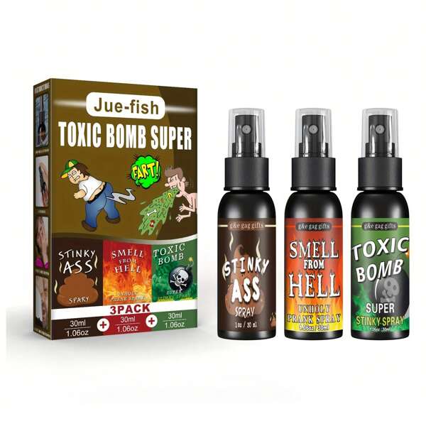 1pc, Smelly Fart Spray Rectification Toy Spoof Odor Spray Poop Flavor ...