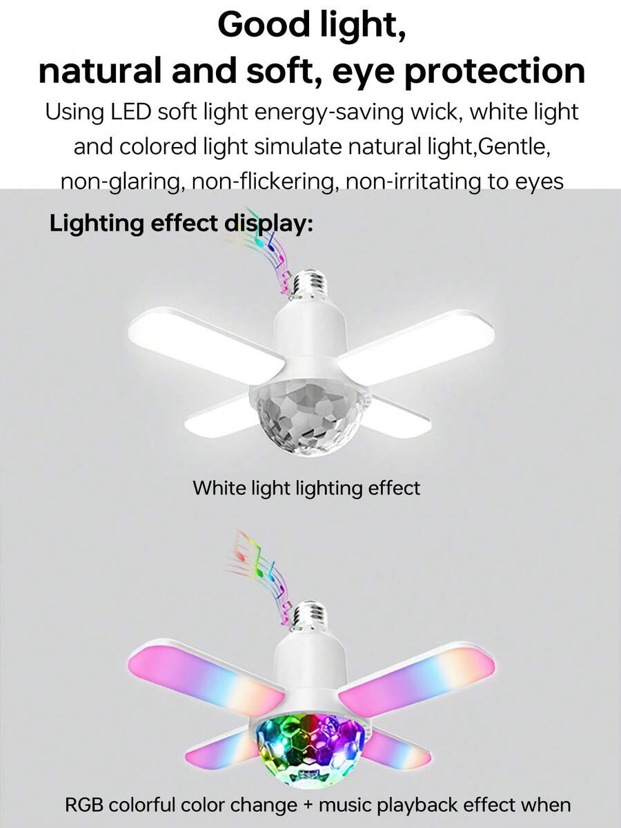 Mini Wireless Magic Ball Projection Music Light With Remote Control RGB ...