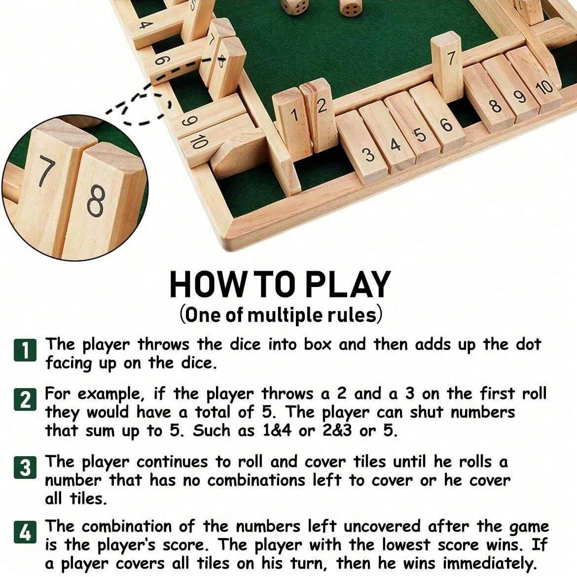 Spielanleitung Für Shut The Box
