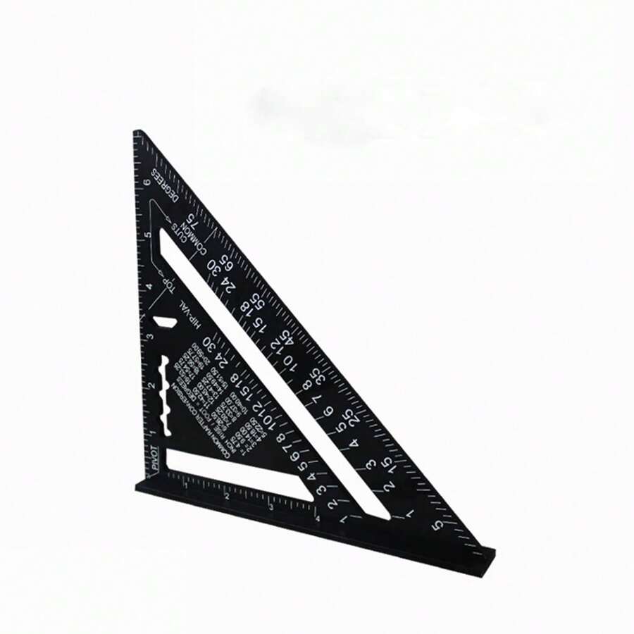 Triangle Ruler 7Inch Measurement Tool Aluminium Alloy Carpenter Tools ...