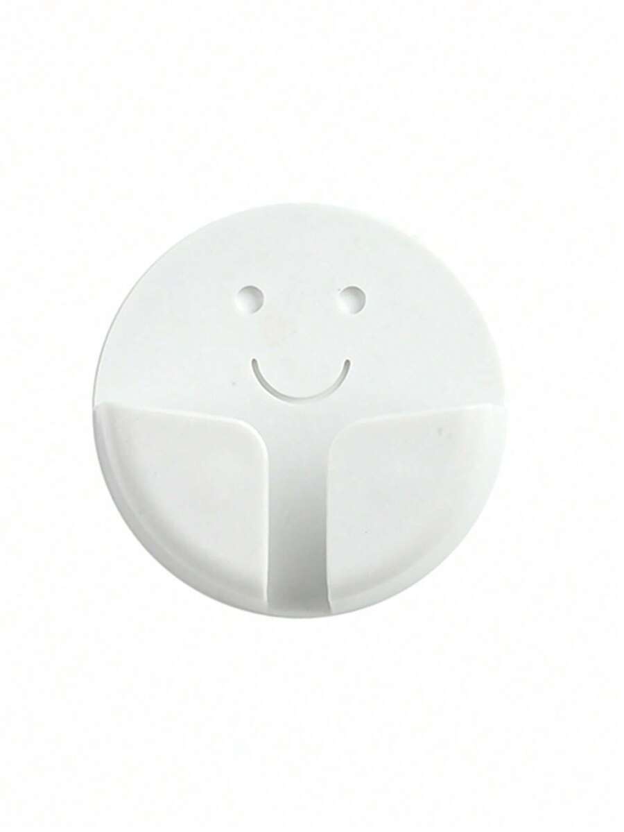 Smiling-Face Plug Hook With Strong Adhesive, Wall Mount Power Line Plug ...