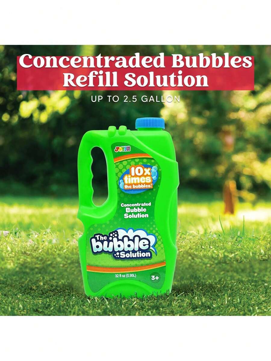 Syncfun 32 Oz Bubble Solution Refills (Up To 2.5 Gallon) Big Bubble Concentrated For Bubble ...