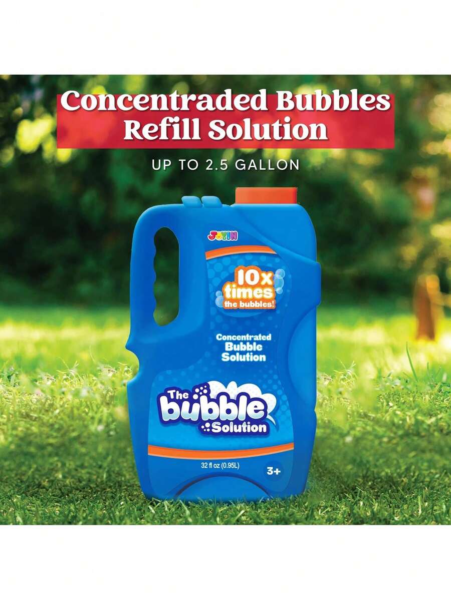 Syncfun 32 Oz Bubble Solution Refills (Up To 2.5 Gallon) Big Bubble Concentrated For Bubble ...