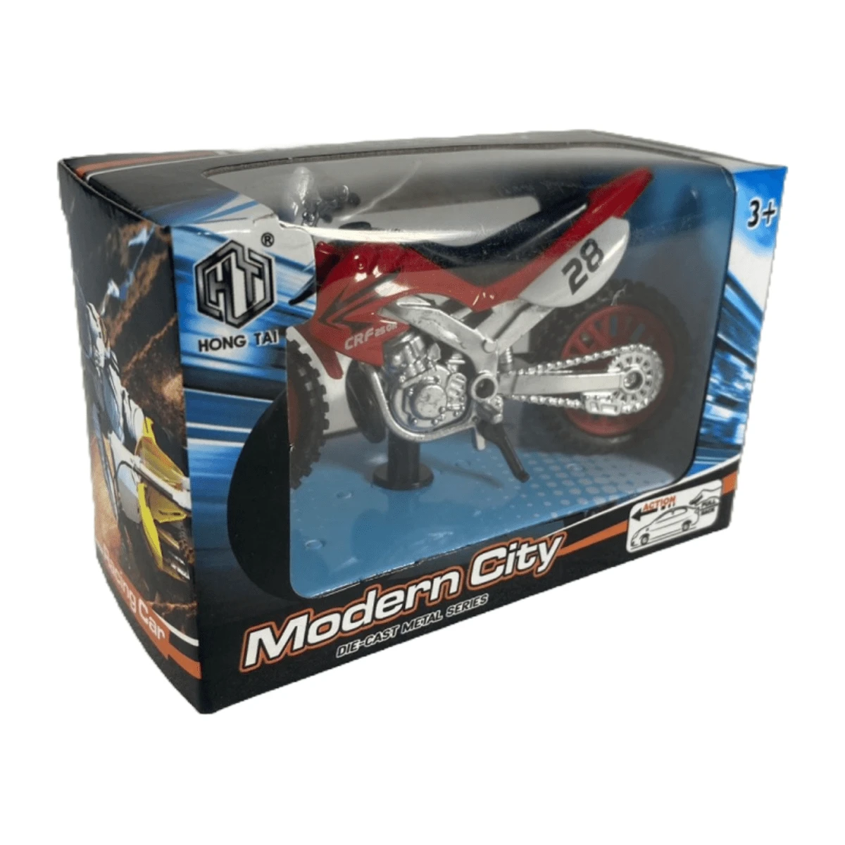 Super Realistic Scale Model Alloy Friction Motorcycle Motocross ...