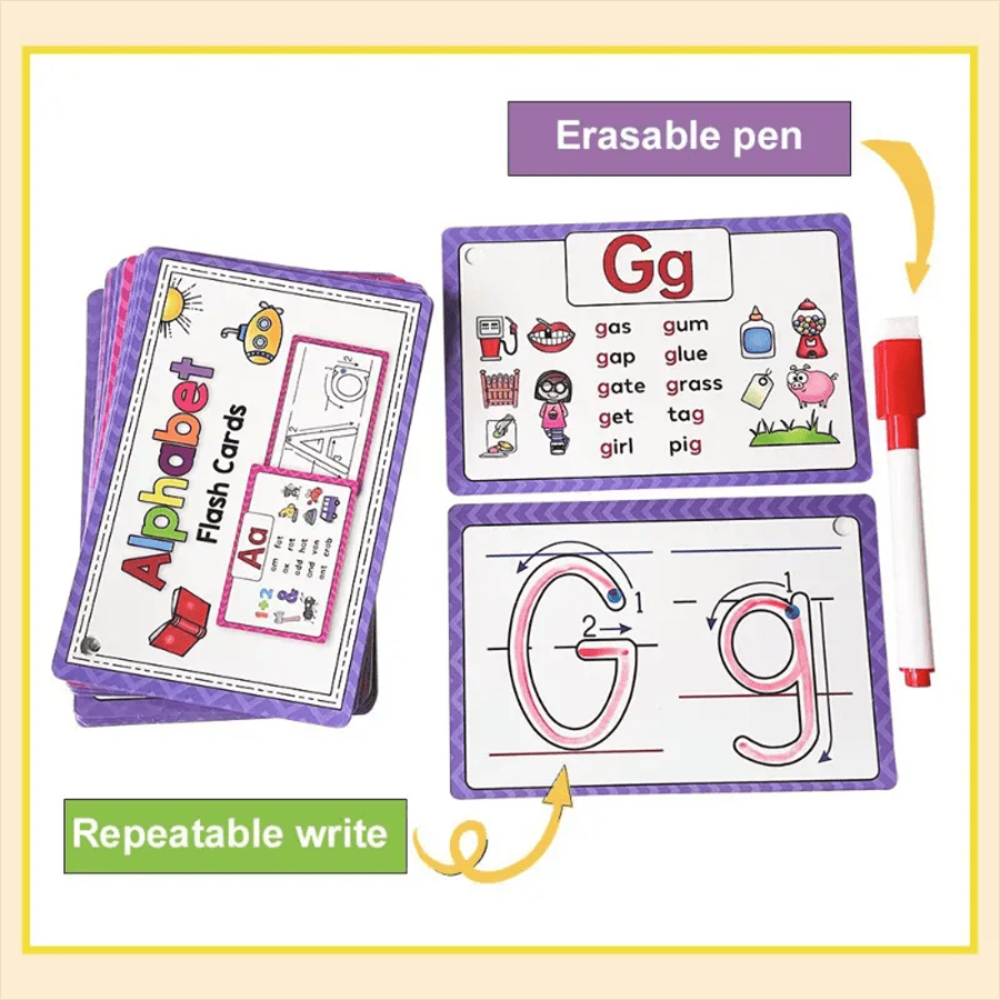 1pc 26 Alphabet Spelling Practice Book With Controlled Pen, Cvc Word ...
