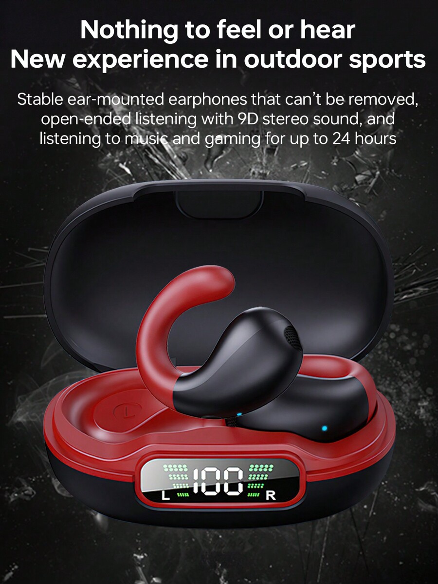 Auriculares Inalámbricos Estilo Clip Con Batería De Larga Duración Y ...