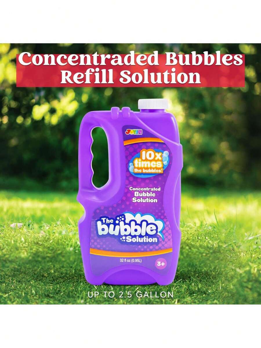 Syncfun 32 Oz Bubble Solution Refills (Up To 2.5 Gallon) Big Bubble ...