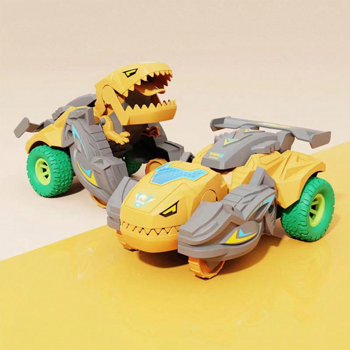 1 st. Deformation Dinosaurie Leksak Bil , , Roterbar , Racing-bil ...