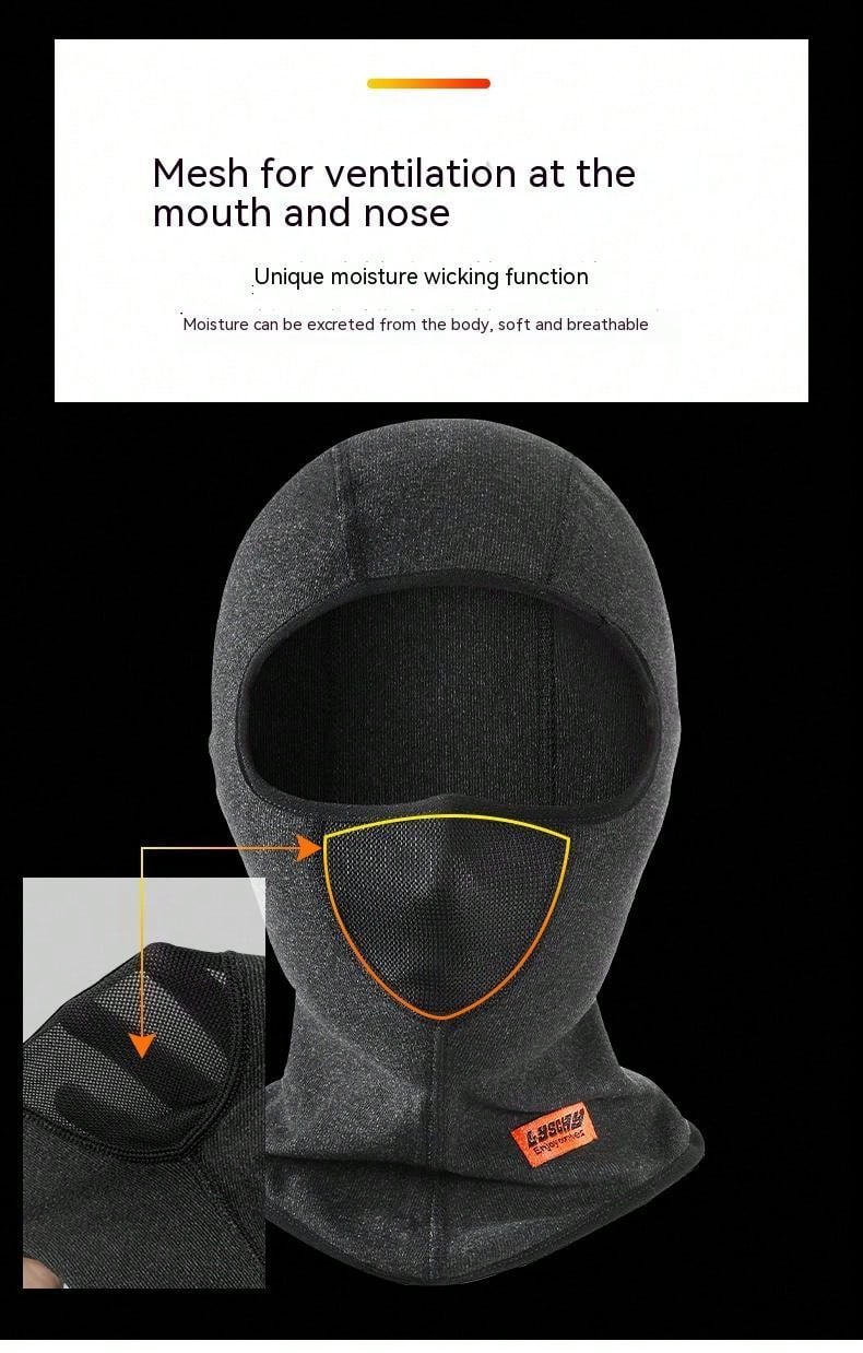 Winter Motorcycle Face Mask Fleece Thermal Windproof Motorbike Riding ...