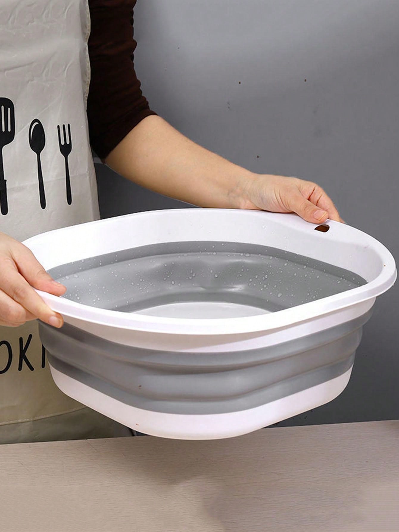 Portable Plastic Folding Basins Foldable Washbasin Lightweight Hanging ...