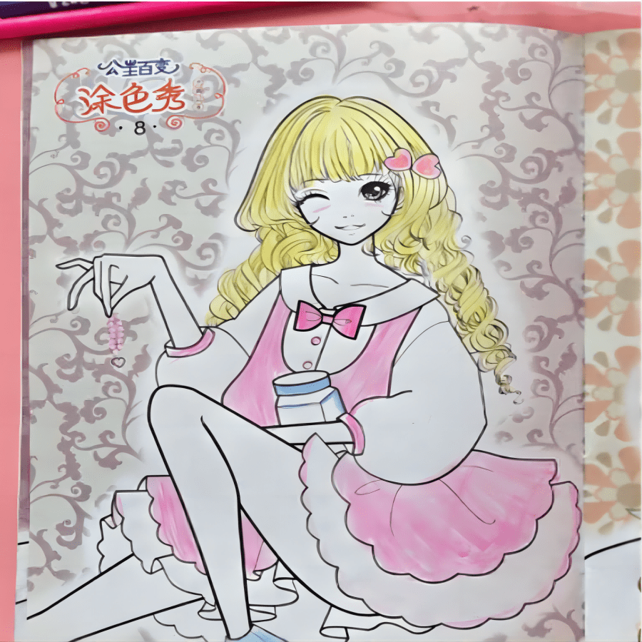 3pcs/Set Cartoon Graphics Coloring Book With Princess Theme For Kids ...