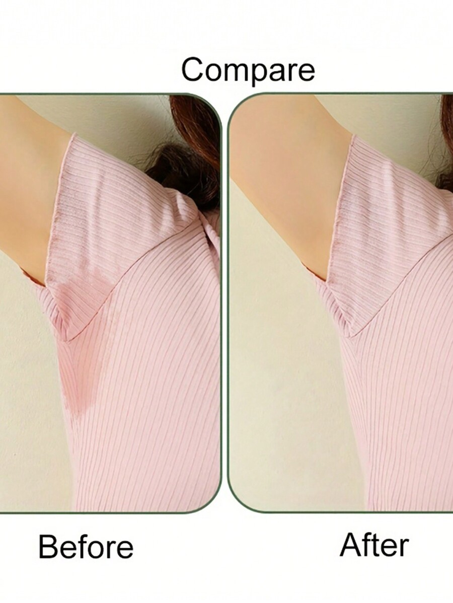 10pcs/Set Disposable Invisible Pad Anti-Sweat Patch, Minimalist White ...