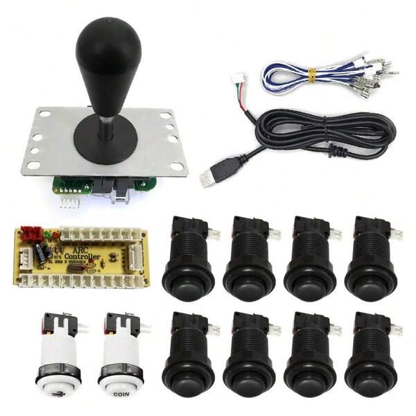 Zero Delay Arcade Console Controller Kit Mando Arcade Usb Encoder To Pc ...