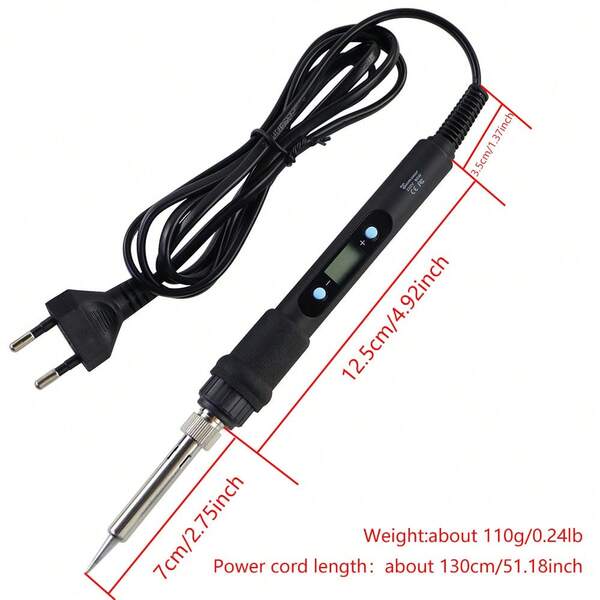 Digital Display Adjustable Temperature Soldering Iron With Constant ...