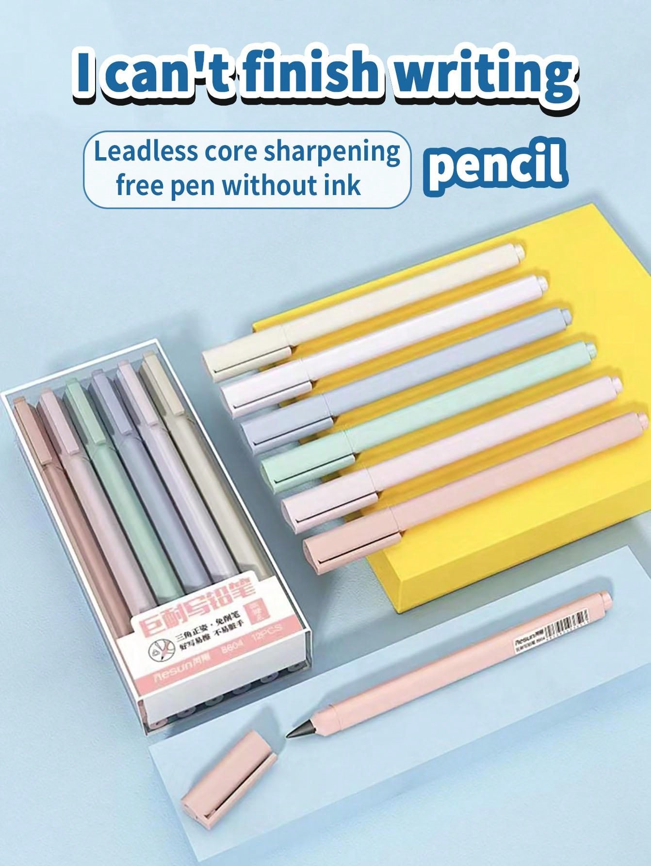12pcs/Set Eternal Pencils With High-Value Refills That Provide Long ...