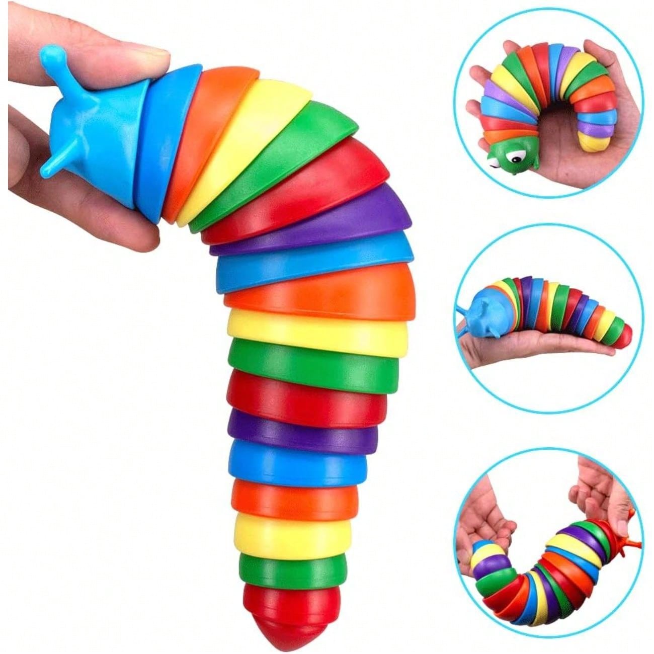 1 Pack Sensory Fidget Toy, Stress Reducing Caterpillar Sensory Toy For ...