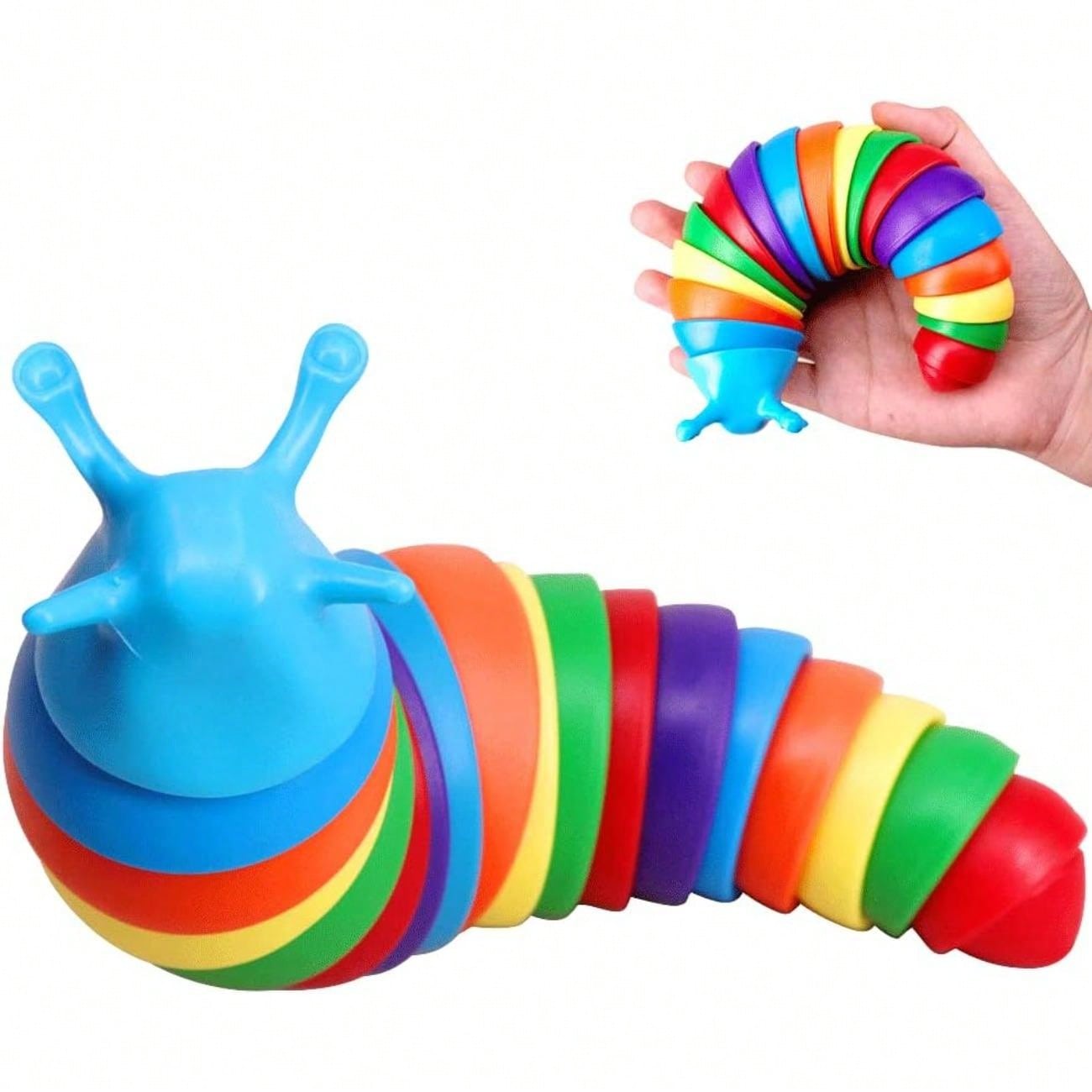 1 Pack Sensory Fidget Toy, Stress Reducing Caterpillar Sensory Toy For ...