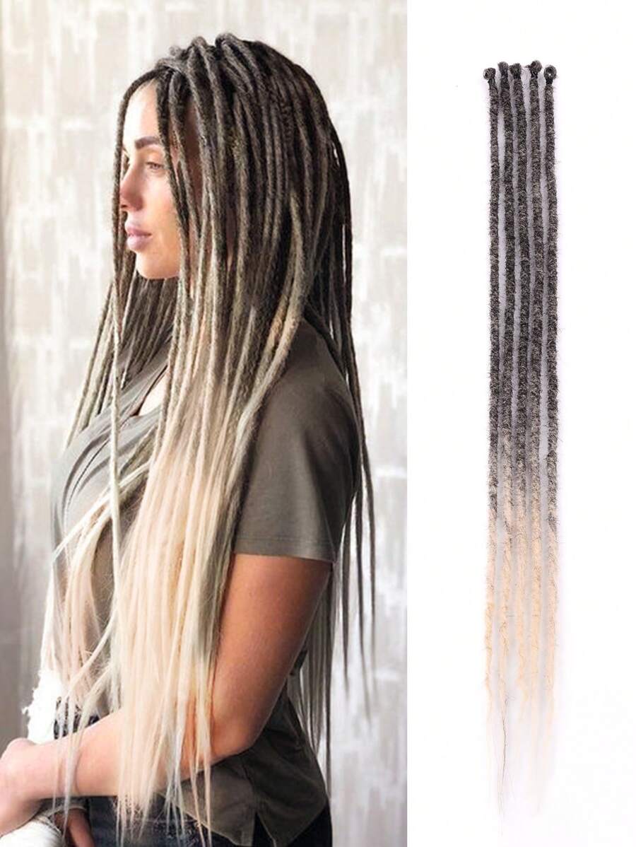 24 Inch Handmade Dreadlocks Extensions Crochet Braids Reggae Hair Hip ...