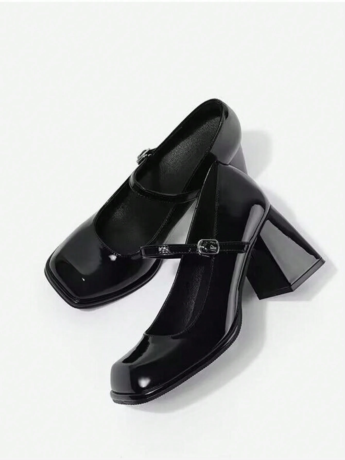 Chaussures simples à talons Mary Jane de 7,5 cm pour femmes, nouvelle ...