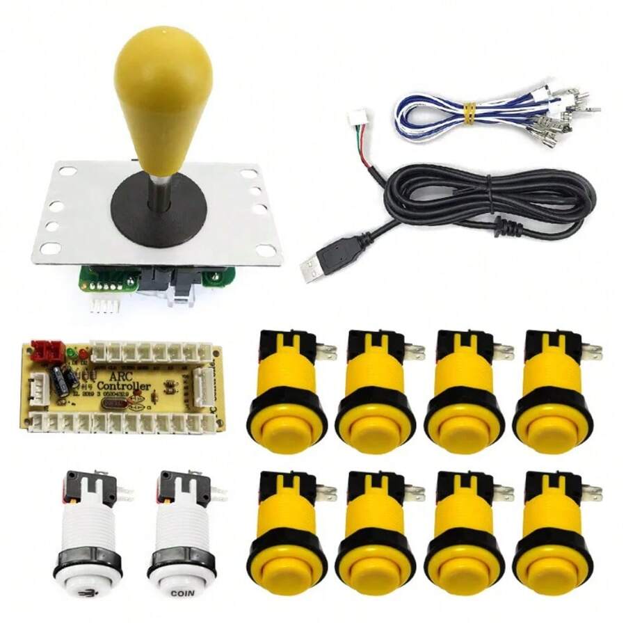 عدة تحكم في ألعاب الأركيد صفر التأخير (zero Latency) , محول Usb . كيت ...