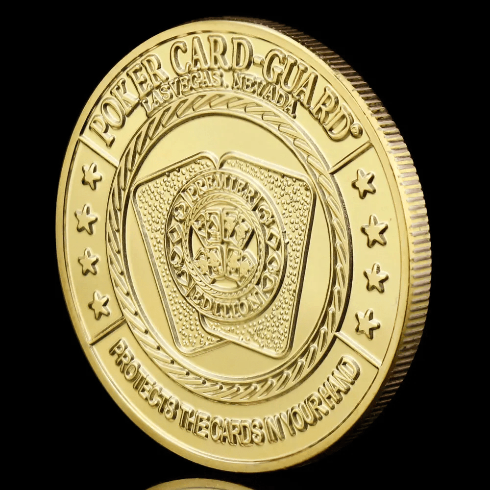 1 Piece King Of Poker Souvenir Plated Coin Poker Card King Pattern ...