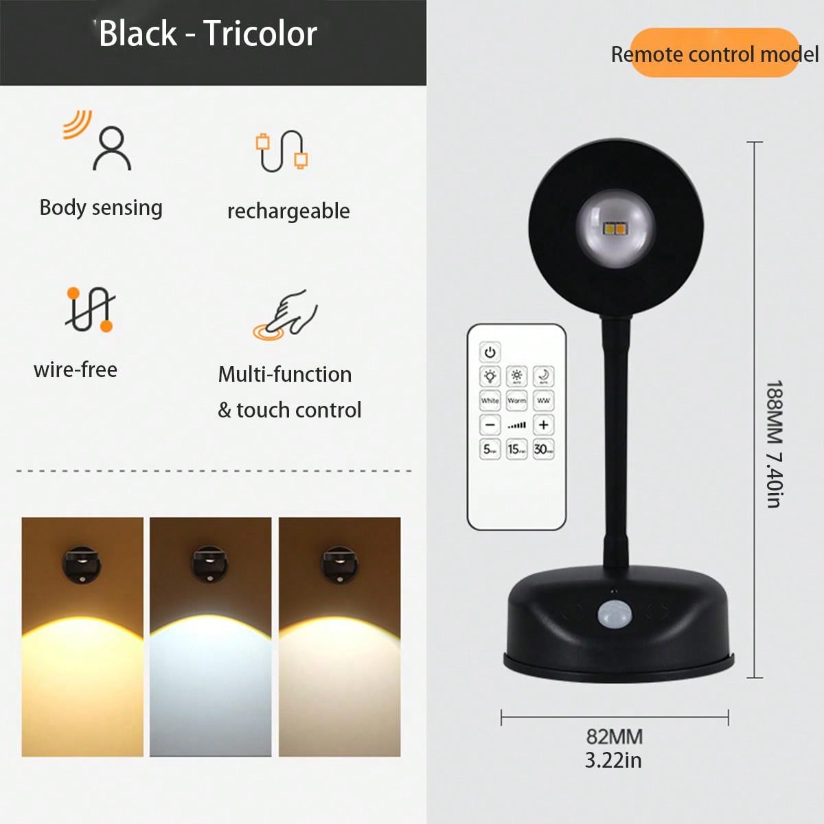 New Model Led Charging Wireless Indoor Wall Lamp, Smart Motion Sensor ...