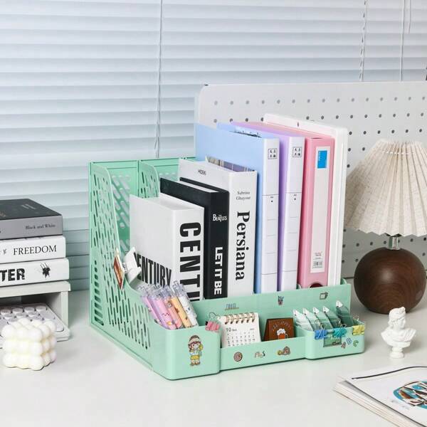 Document Storage Rack File Holder A4 File Frame File Folder Organizer ...