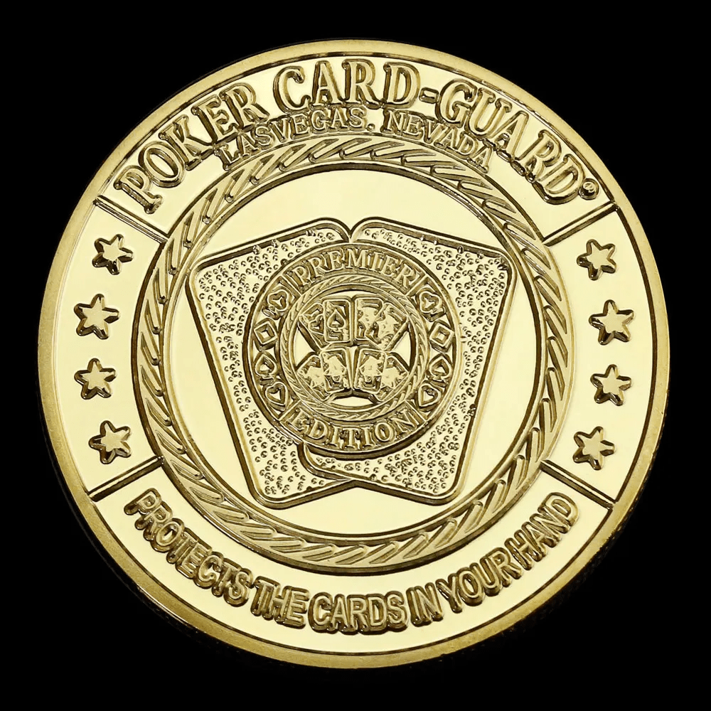1 Piece King Of Poker Souvenir Plated Coin Poker Card King Pattern ...